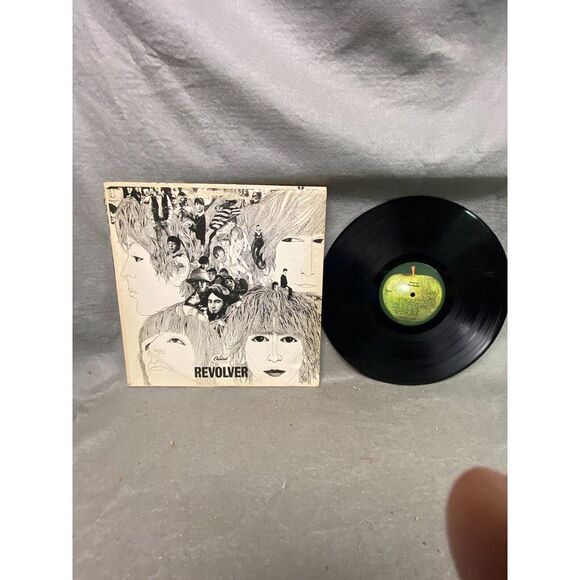 Media | Vintage Vinyl Lp The Beatles Revolver Capitol Apple Label ...